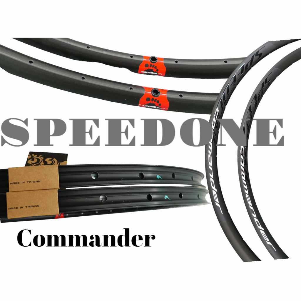 SPEEDONE COMMANDER BICYCLE RIM FOR MOUNTAINBIKE 27.5/29R TUBELESS READY 28MM (PARES NA) | Shopee ...