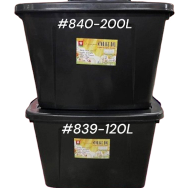 SAMPAGUITA STORAGE BOX WITH COVER and WHEELS (#839-120L & #840-200L ...