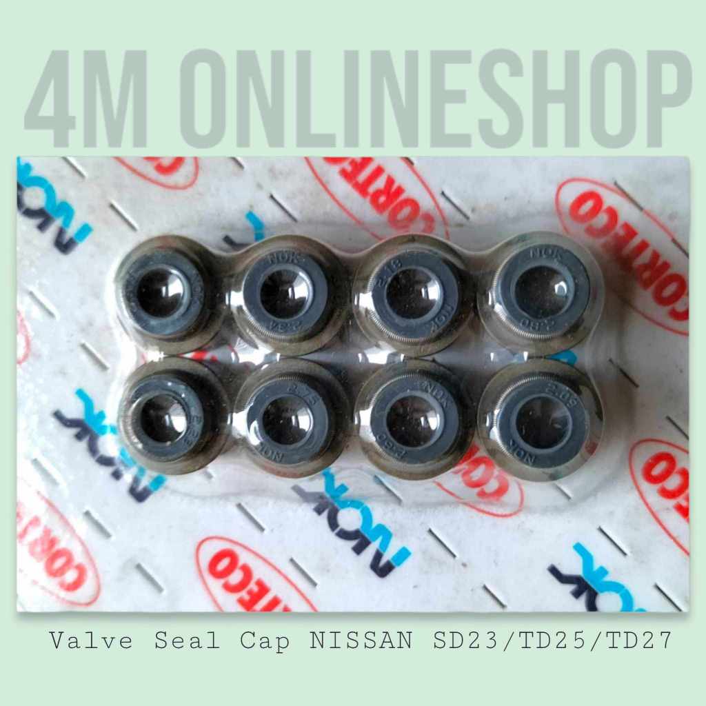 4M VALVE SEAL CAP VALVE STEM RUBBER SEAL CORTECO fit for NISSAN SD23/TD25/TD27 | Shopee Philippines