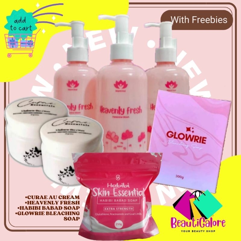 GLOWRIE BLEACHING SOAP • HABIBI BABAD SOAP • HEAVENLY FRESH FEMININE ...