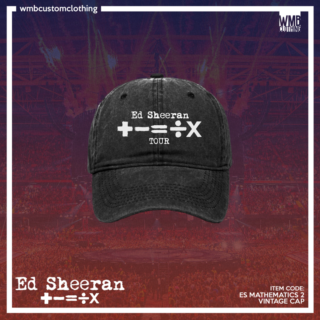 Ed Sheeran Mathematics Tour Cap & Bucket Hat by WMB Clothing | Shopee ...