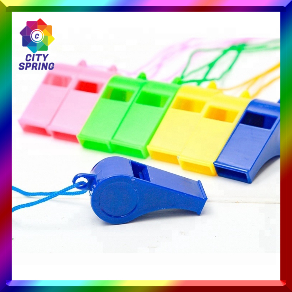 20pcs Plastic Whistle Loud Pito Colorful Emergency Camping Safety ...