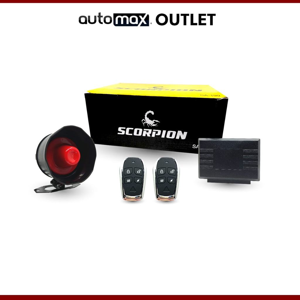 [CLEARANCE] Scorpion Universal Car Alarm System Anti Theft With Keyless ...