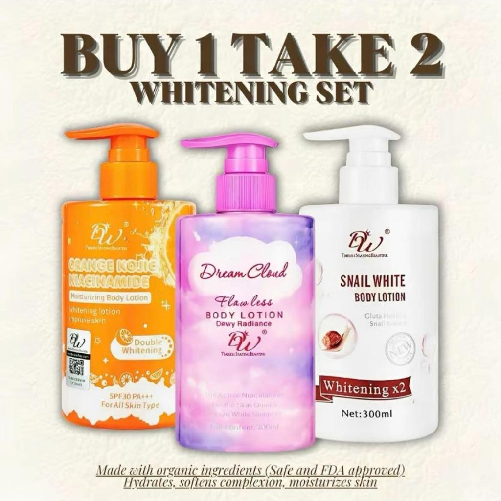 [Buy 1 Get 2] DW Lotion 3 Bottles Whitening Moisturizing Brighten ...