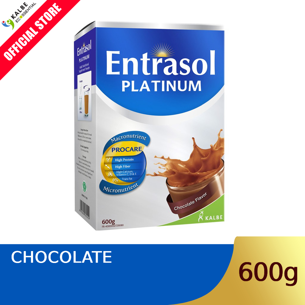 Entrasol Platinum Milk For Adult - Chocolate 600g | Shopee Philippines