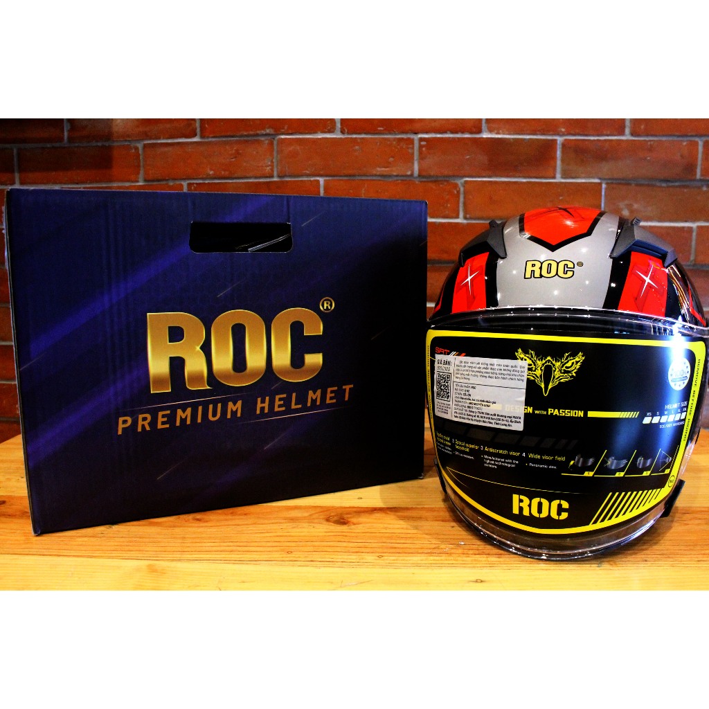 ROC R02 STINGER MODERN RED HALF FACE HELMET | Shopee Philippines