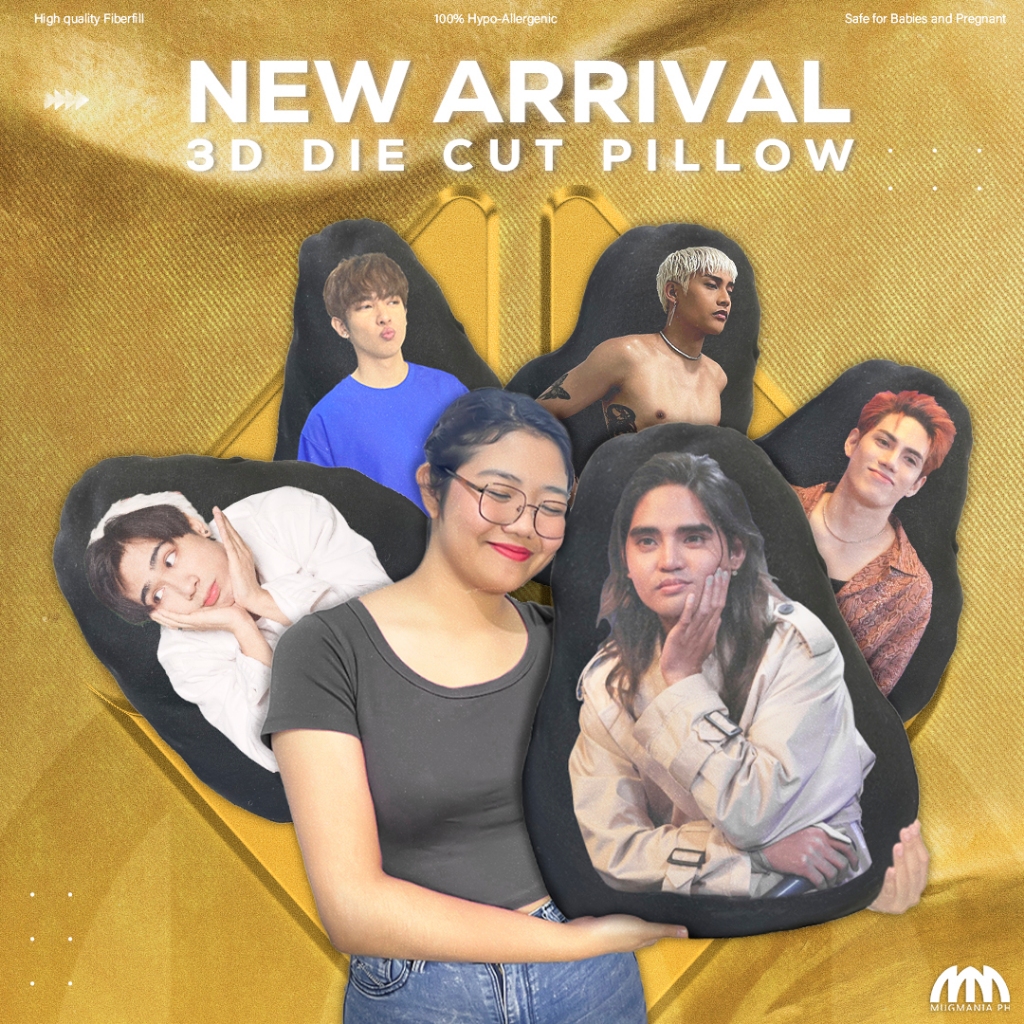 SB19 Half Body Die Cut 3D Pillow - Mugmania - SB19 Members - Available ...