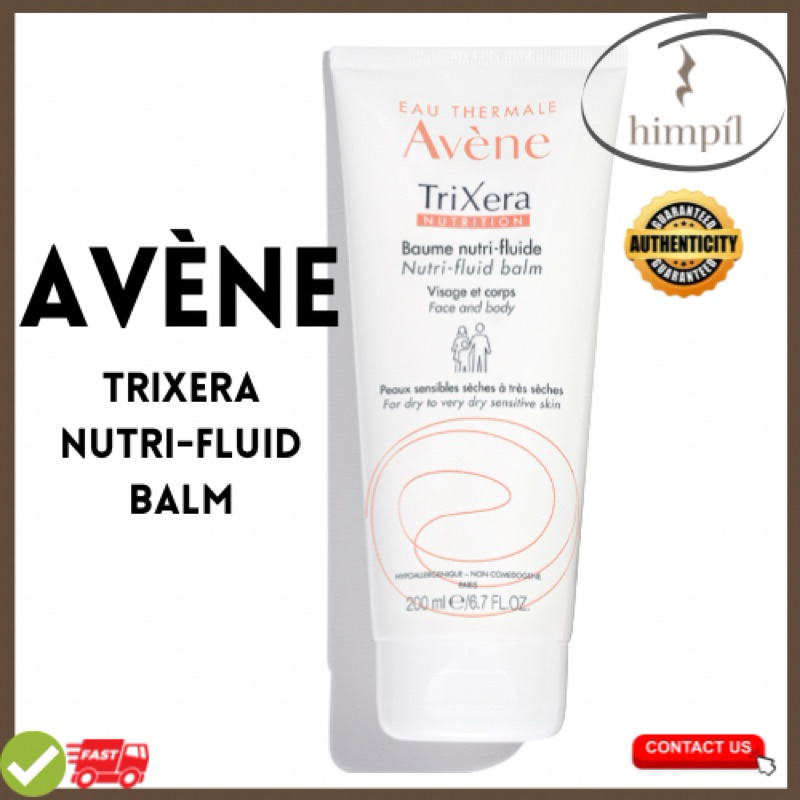 AVENE TriXera Nutri Fluid Balm Dry Sensitive Skin Xeracalm Nutrition ...