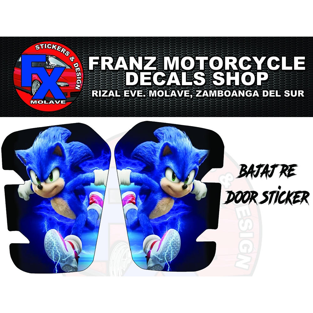 BAJAJ RE DOOR STICKER | Shopee Philippines