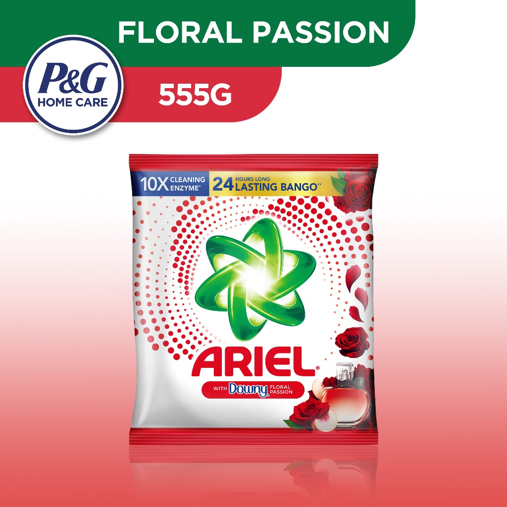 Ariel Powder Detergent Sunrise Fresh Floral Passion Golden Bloom Garden ...