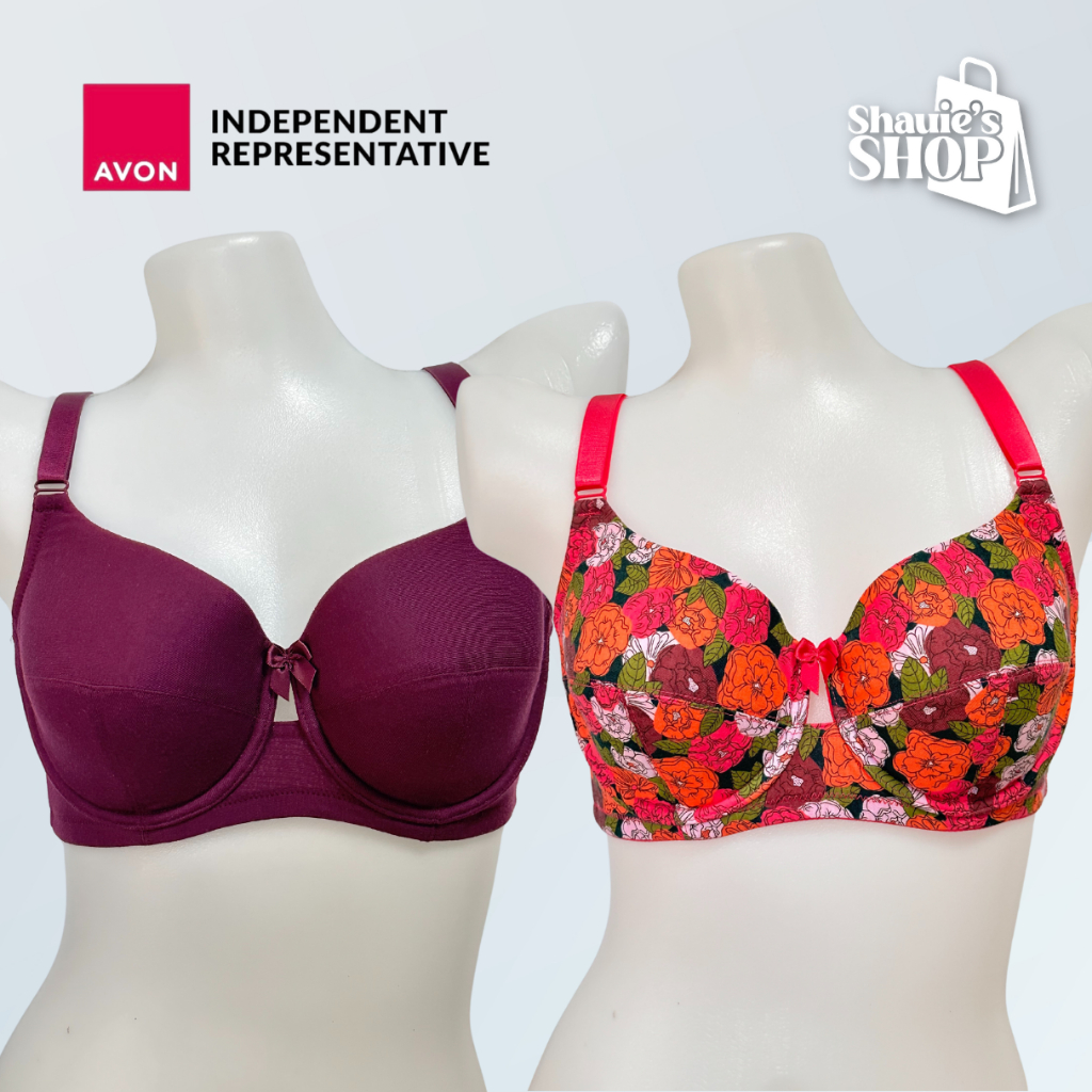 AVON Viela Underwire Full Cup Lace 2-Pc Bra Set | Sizes: 34A - 38B | Shopee Philippines