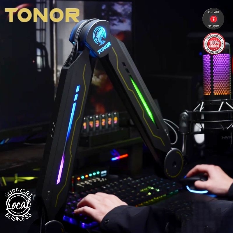 TONOR T90 RGB Boom Arm for Microphone | Shopee Philippines