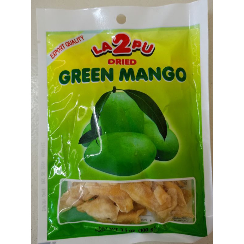 La2pu Dried Green Mango 100g | Shopee Philippines