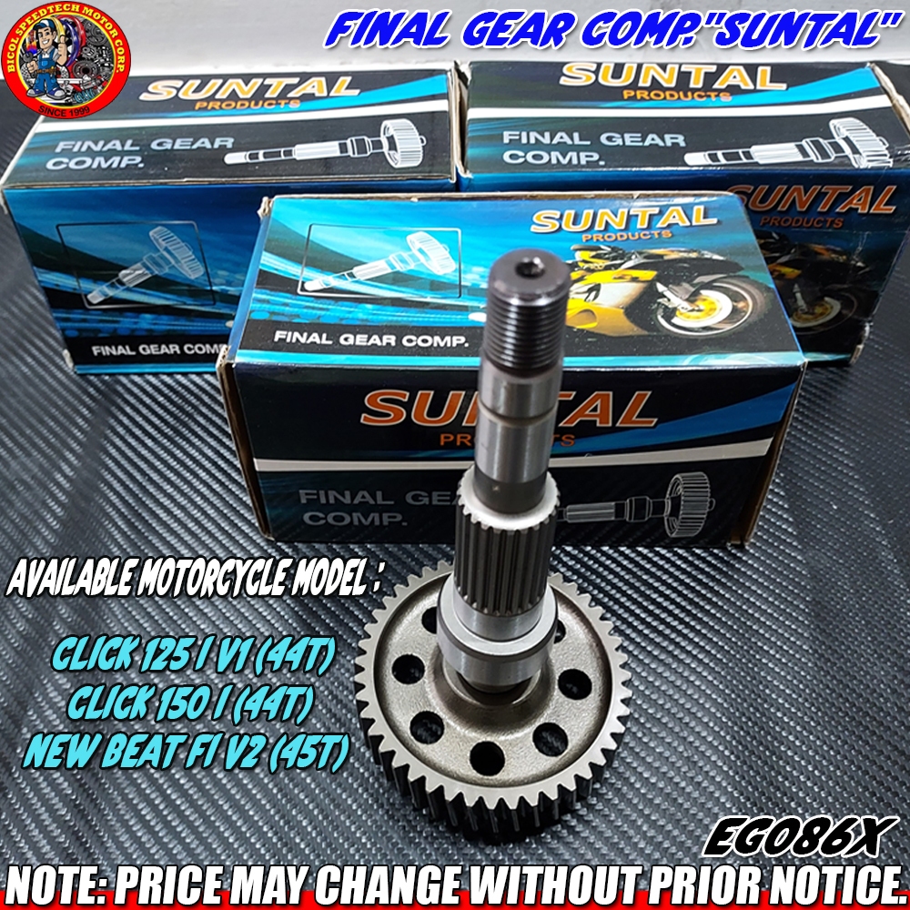 FINAL GEAR COMP. "SUNTAL" (EG086XN / EG086XP / EG086XF) | Shopee ...