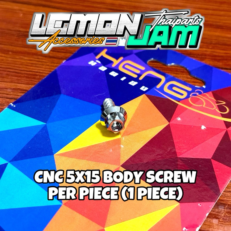 HENG 5x15 BODY BOLTS FLOWER / CNC GEAR TYPE / UNIVERSAL ( 1 pc ...