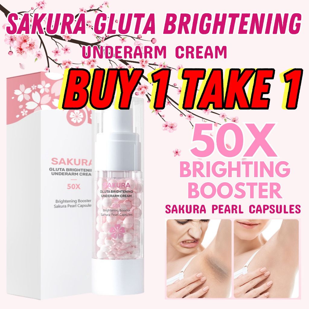 ZX HOMES [BUY 1 TAKE 1] Sakura 5X Ceramide Underarm Whitening Cream ...