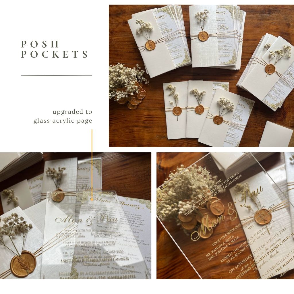 Invitations | Wedding Invitations | Half Envelope Style | Custom Design ...