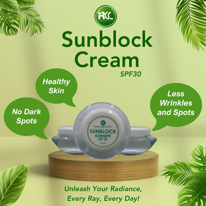 RCC Amazing Touch Sunblock Cream For Effective Sunscreen 15G | Shopee Philippines