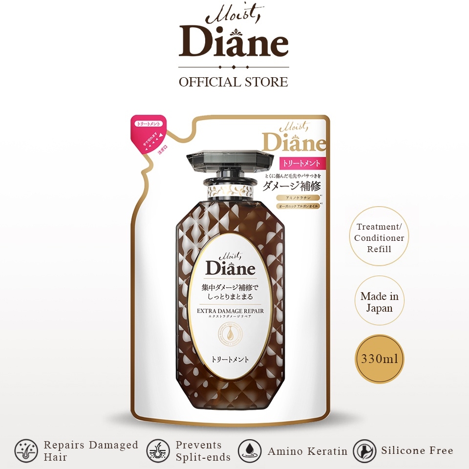 Moist Diane Extra Damage Repair Daily Treatment - Refill (330 ML ...