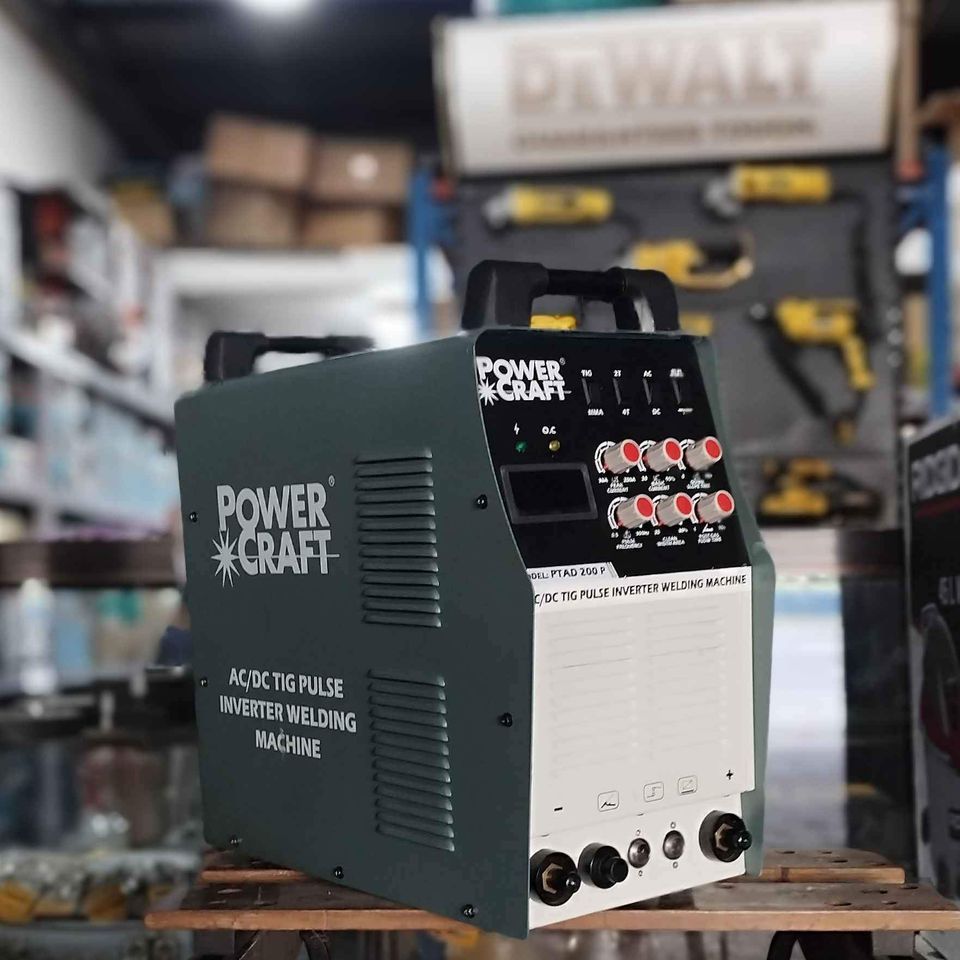 Powercraft AC/DC TIG Inverter Welding Machine PTAD 200P ( Stainless and Aluminum ) | Shopee ...