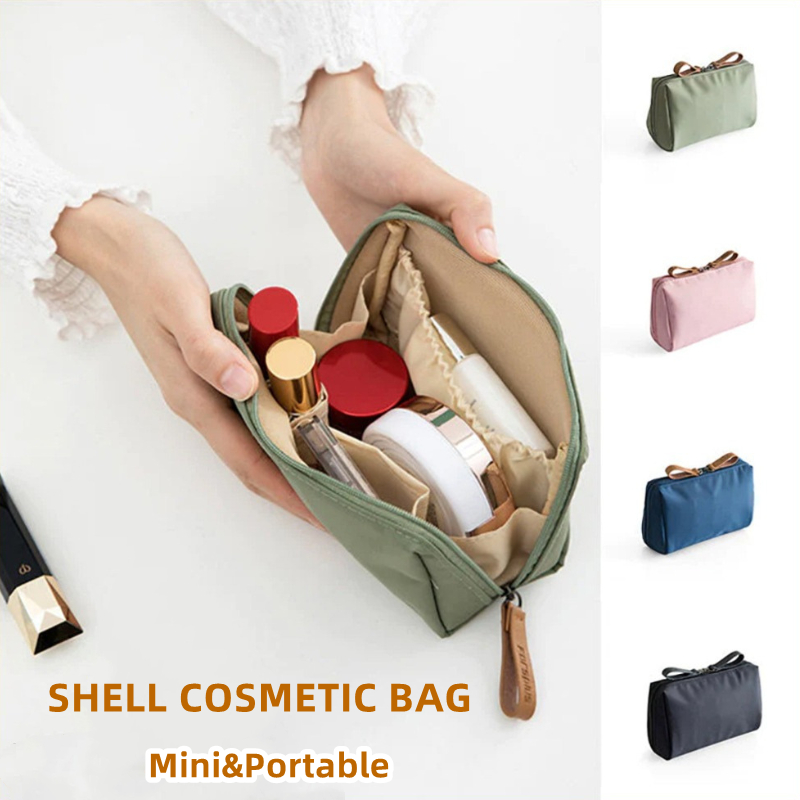 【COD】Cosmetic Bag Makeup Pouch Organizer Make Up Bag/Pouch Cosmetic Pouch Lipstick Bag Double ...