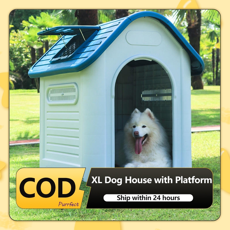 XL Dog House rainproof and sunshade with a door Easy to install ...