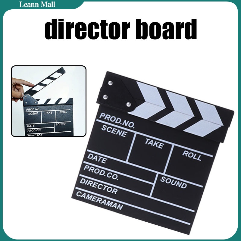 Scene Slateboard Clapper Board Film Movie Cut Action Board | Shopee ...