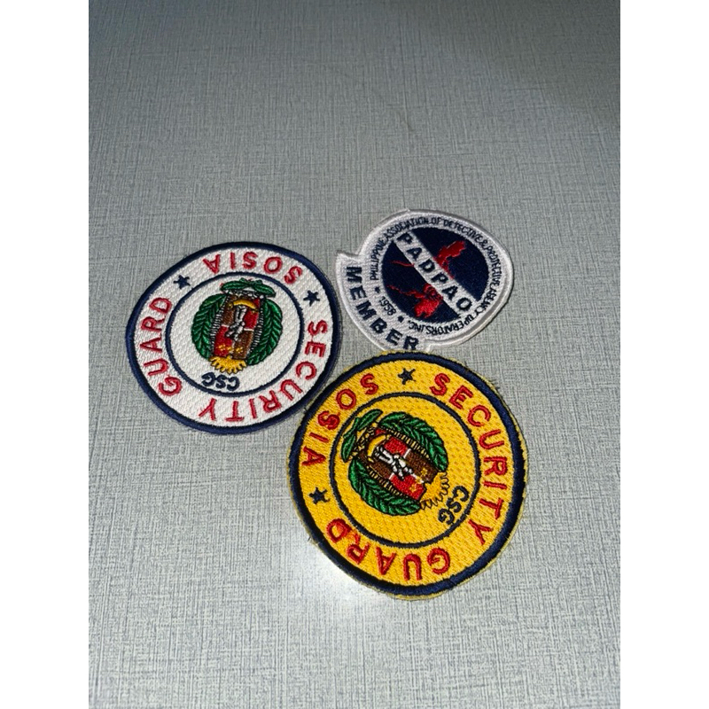 Security "Patches" Computerized Embroidery | FULL THREAD! | Shopee ...