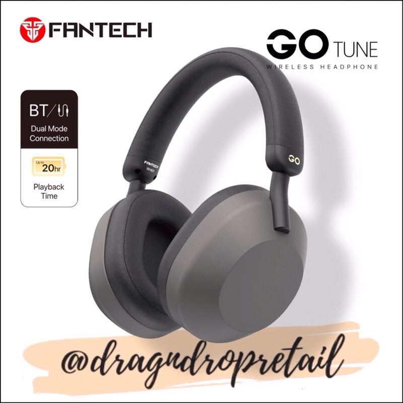 FANTECH GO TUNE WH06 Wireless Headphone Bluetooth/ Wired Dual Mode ...