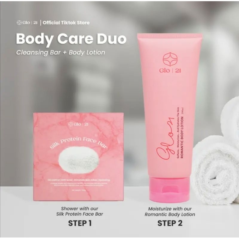 Glo21 Body Care Duo Silk Protein Soap and Body Lotion 200 ML | Shopee ...