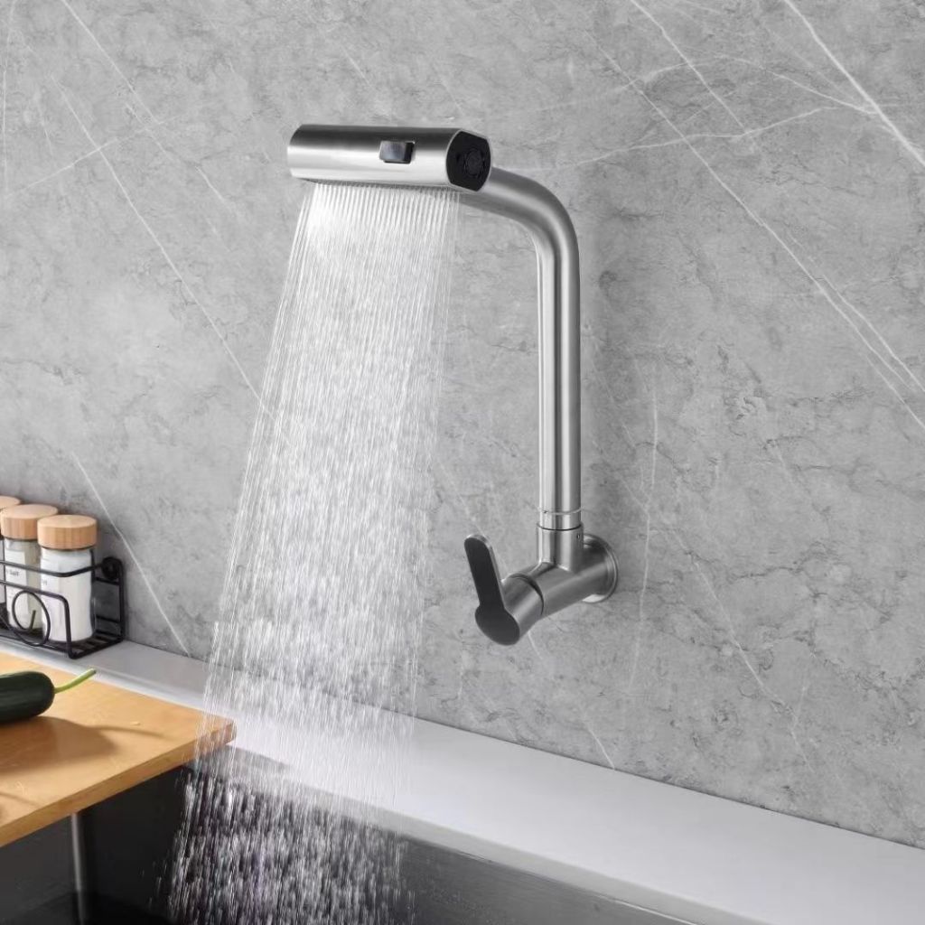 New Kitchen faucet stainless Multimodes Waterfall Pull Out Faucet and ...