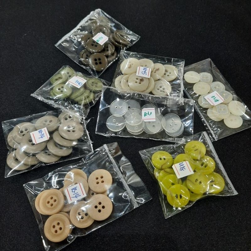 Colored Buttons (Per Dozen) | Shopee Philippines