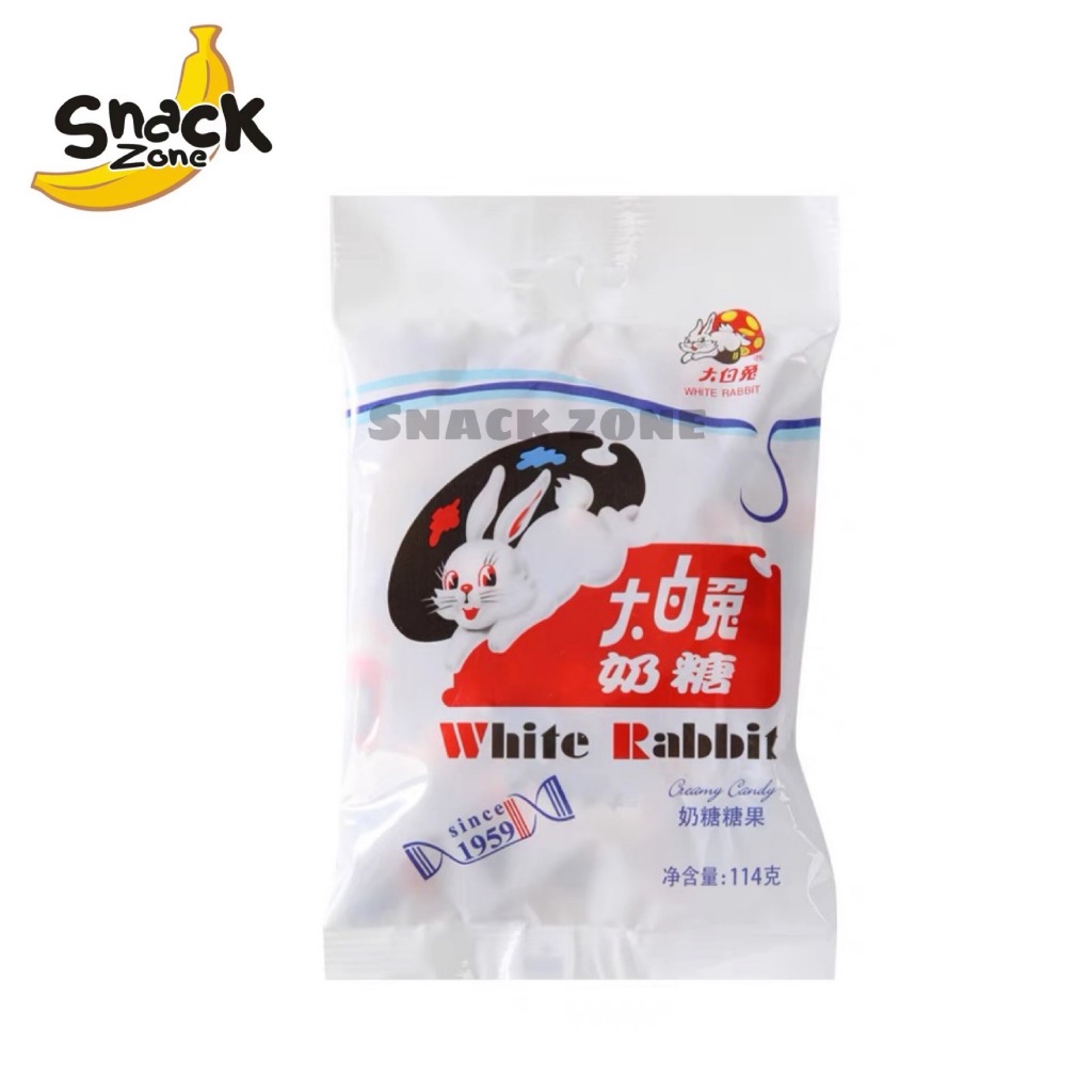 Original White Rabbit (with edible rice paper wrapper) Creamy Chewy ...