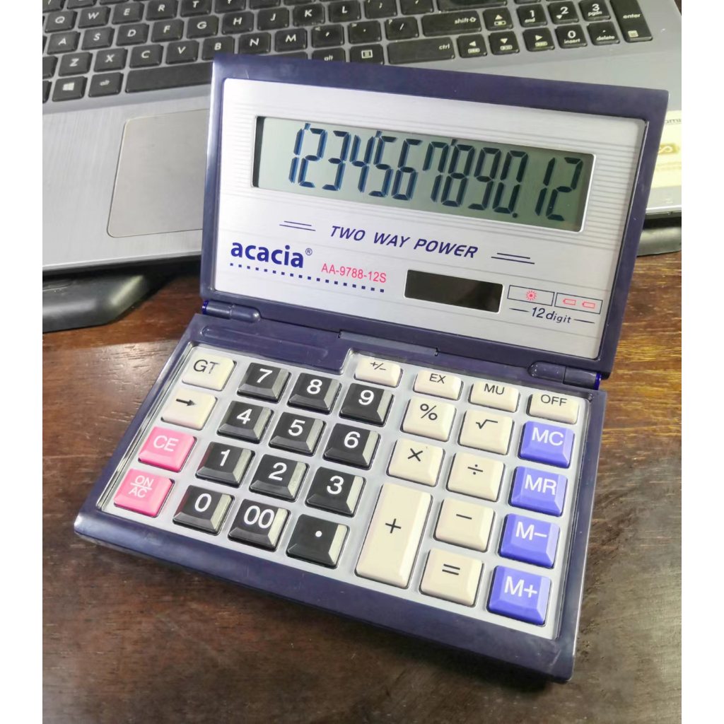 Folding flip calculator solar calculator large screen financial office ...