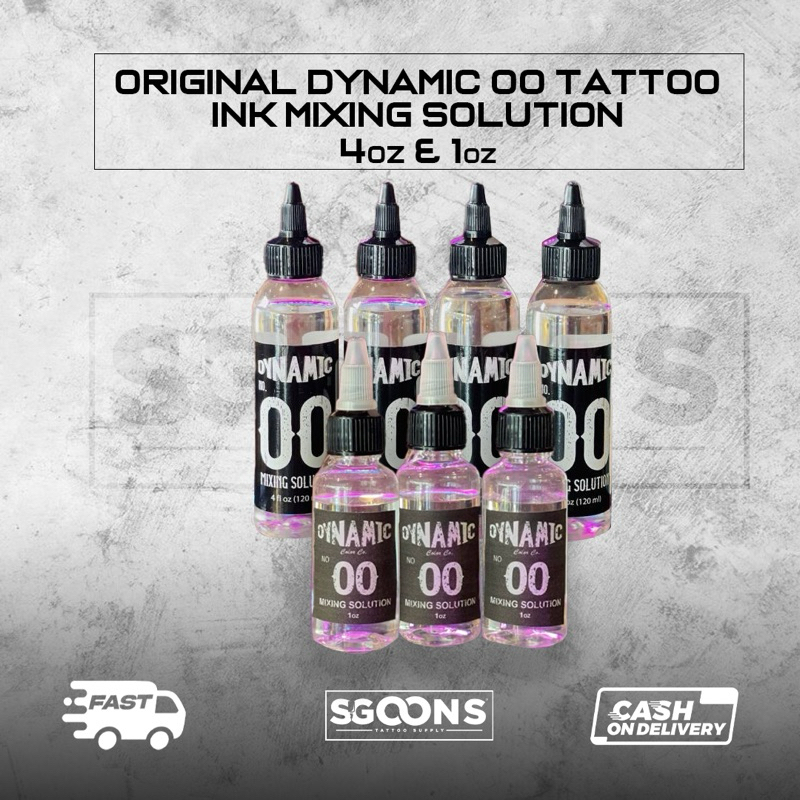 4oz & 1oz g Original Dynamic 00 Tattoo Ink Mixing Solution | SGOONS ...