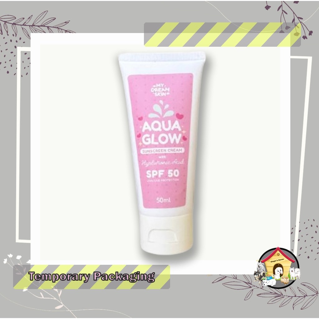 Aqua Glow Sunscreen Cream With Hyaluronic Acid | SPF 50 | Water Burst ...