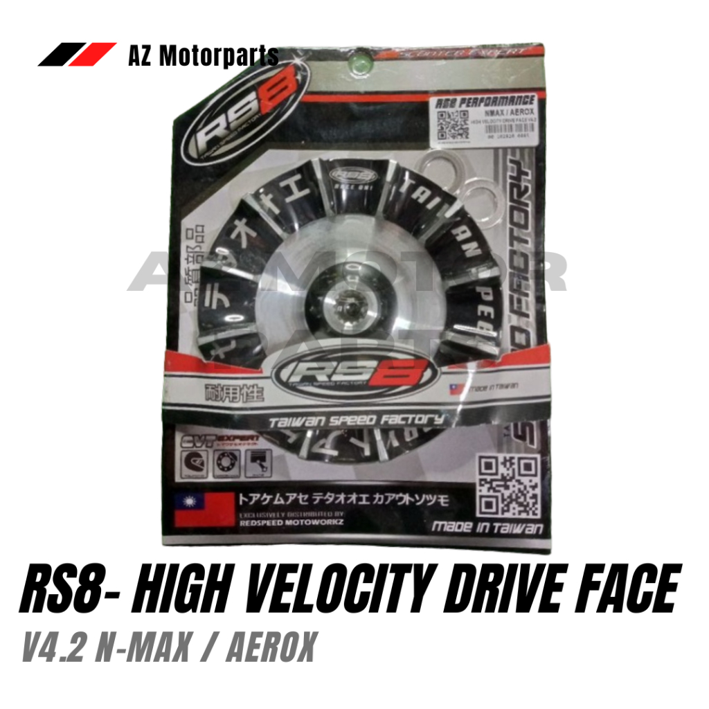 RS8- High Velocity Drive Face V4.2 N-max / aerox | Shopee Philippines