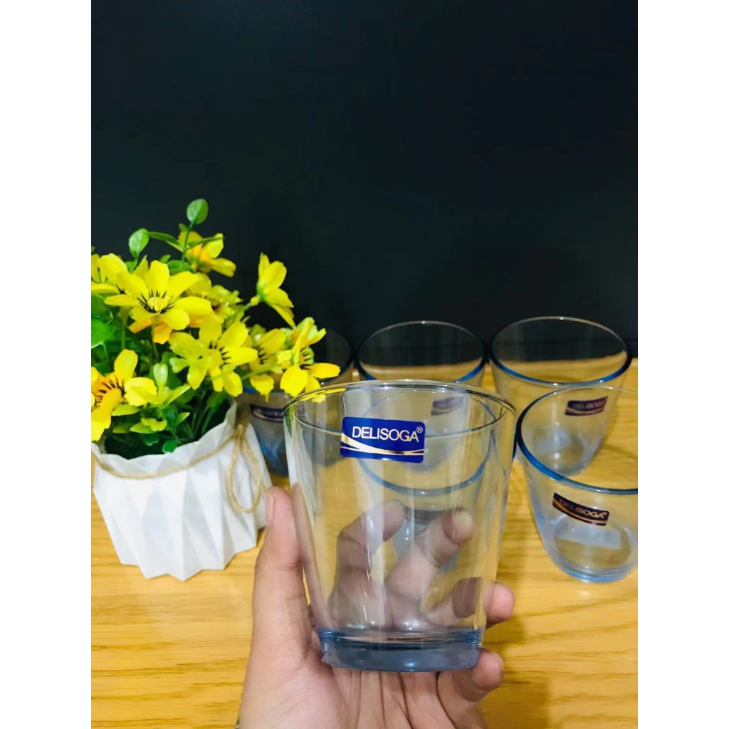DELISOGA blue glassware water glass drinking set new item (Y5198B ...