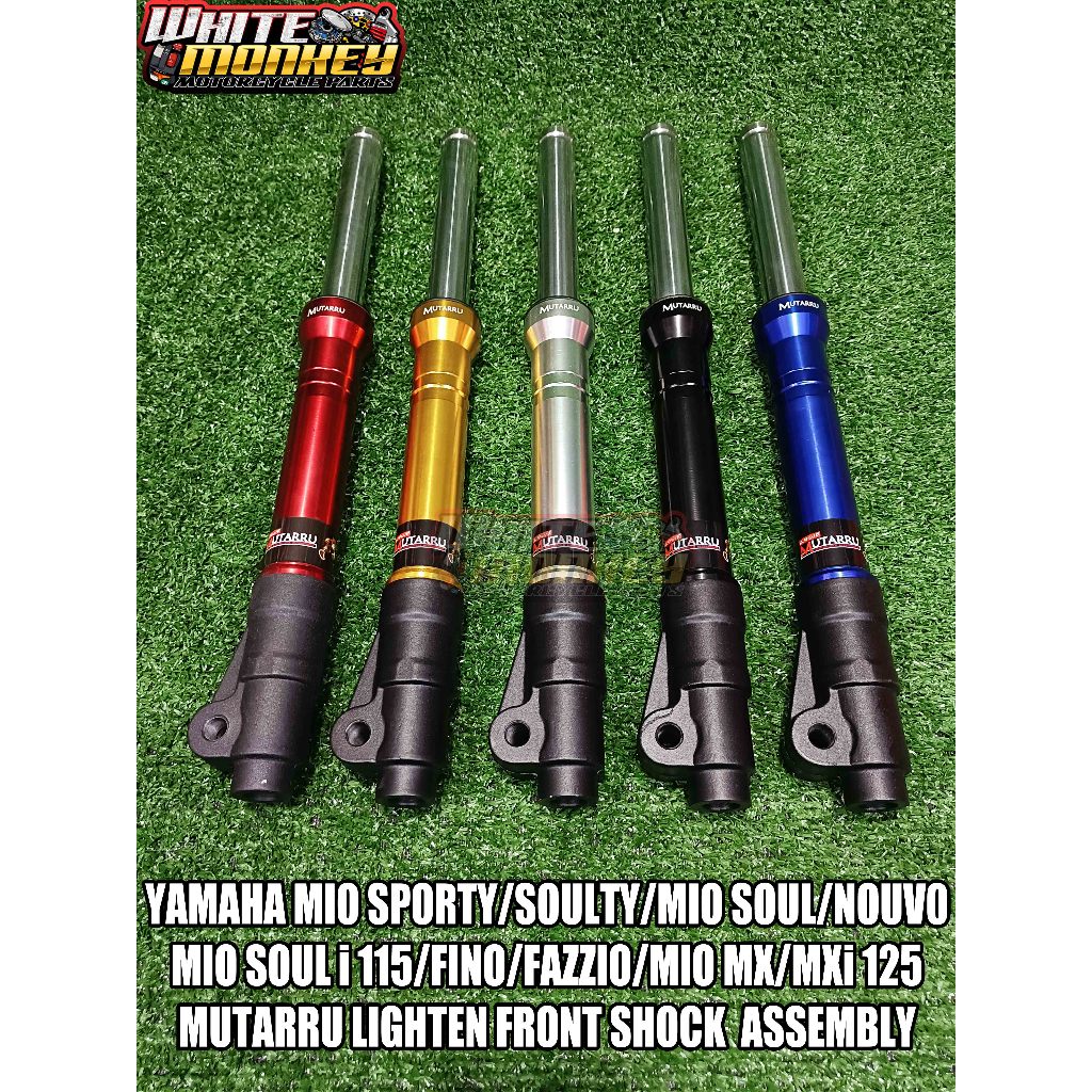 MUTARRU LIGHTEN FRONT SHOCK ASSEMBLY YAMAHA MIO SPORTY/SOULTY/NOUVO/MIO SOUL CARB/F.i/FINO ...