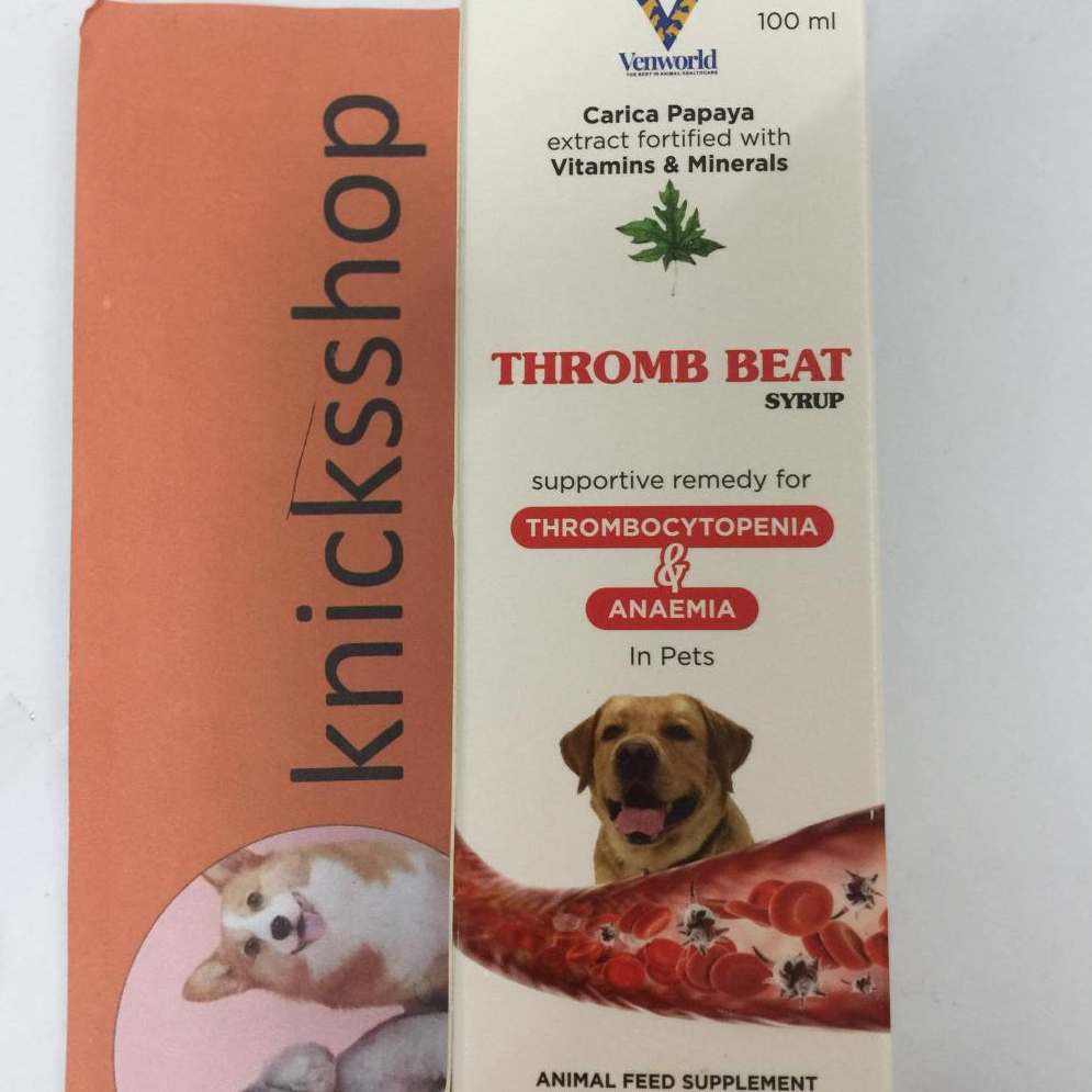 Thromb Beat Syrup For Dogs And Cats 100ml by Venky's Pet (India ...