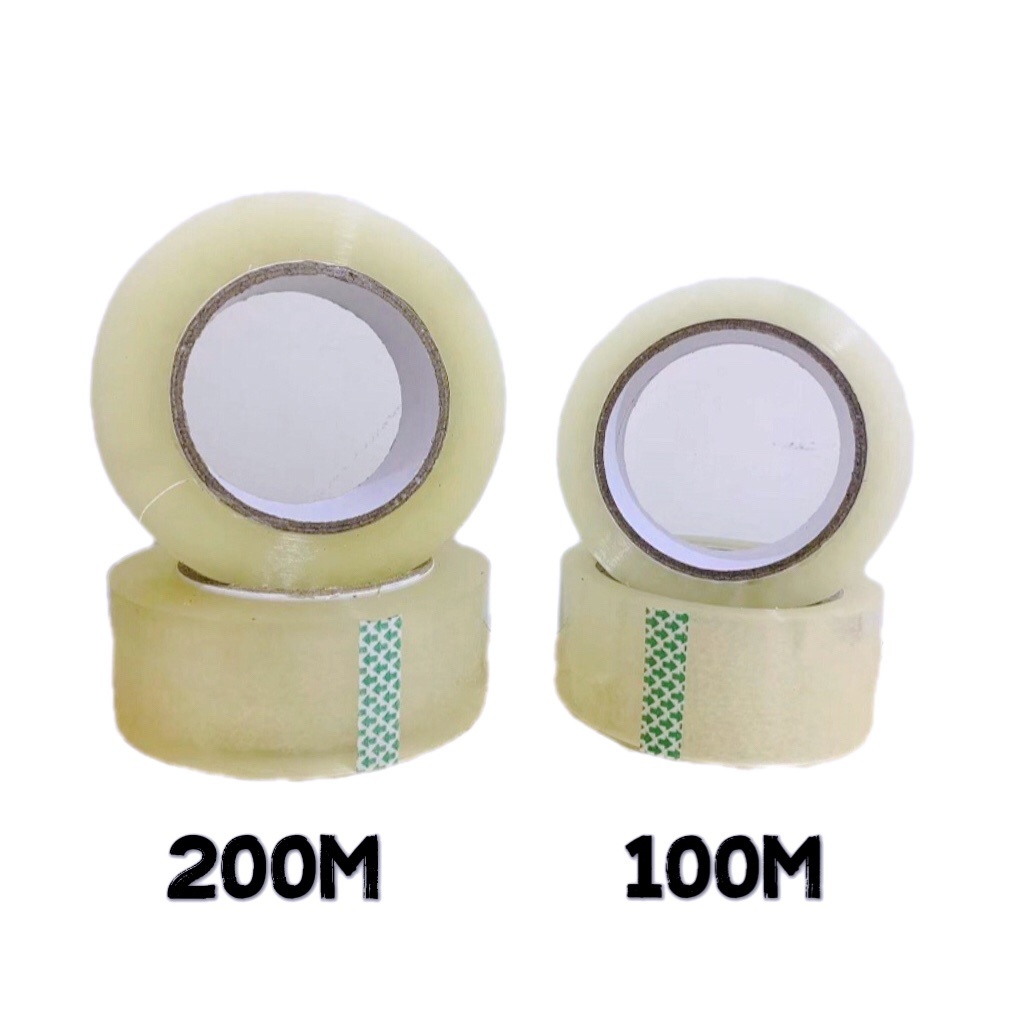 PACKAGING TAPE/TRANSPARENT TAPE(100m x2)(200m x2) | Shopee Philippines