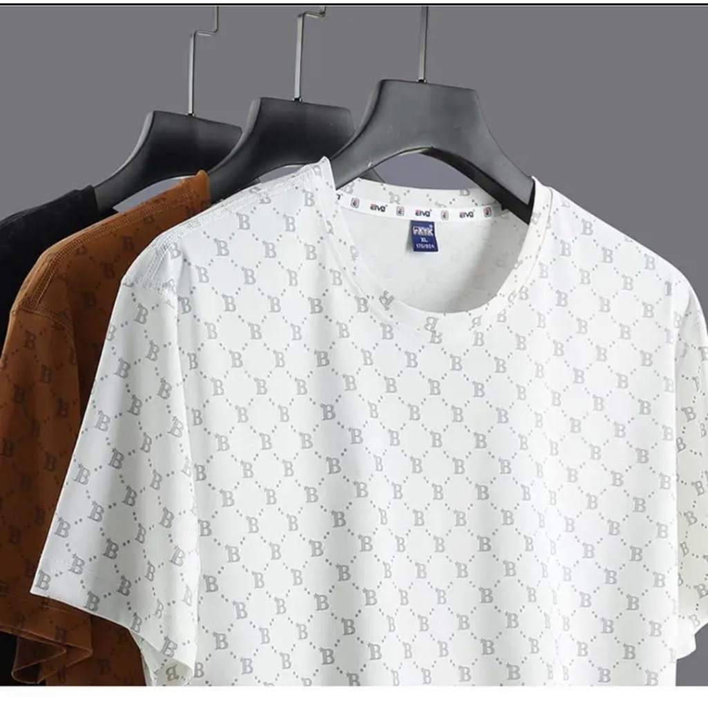 SS Jack Full print Round Neck Waffle Knitted T-Shirt Up to Plus Size ...