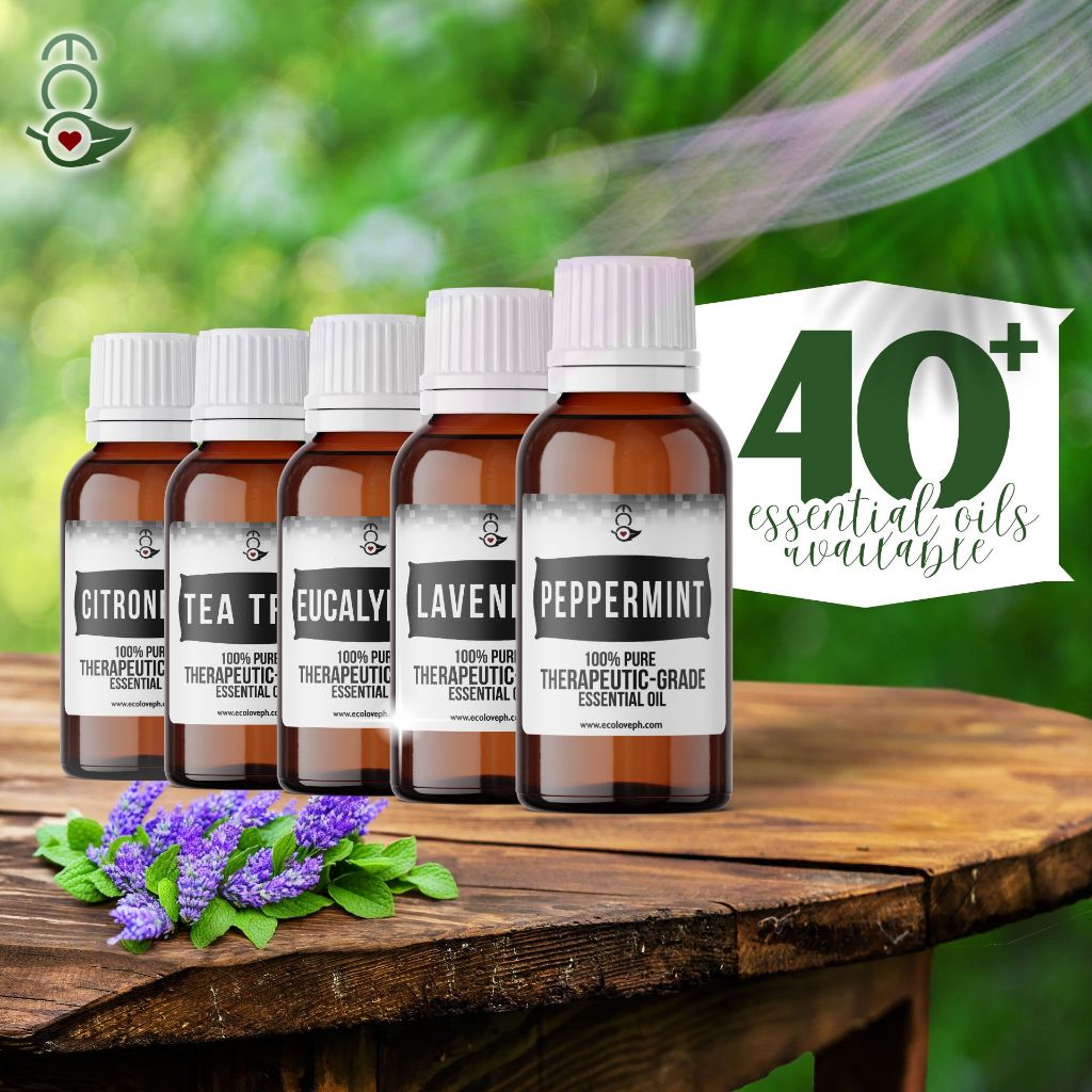 Eco Premium 100% Pure Essential Oil Therapeutic Grade, Steam Distilled ...