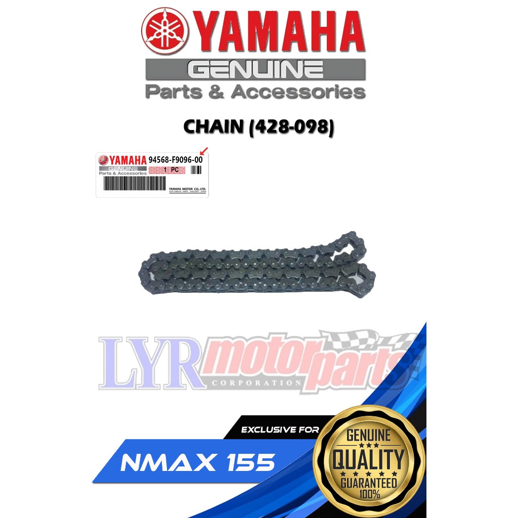 YAMAHA GENUINE TIMING CHAIN / CAM CHAIN FOR NMAX 155 ( 94568-F9096-00 ...