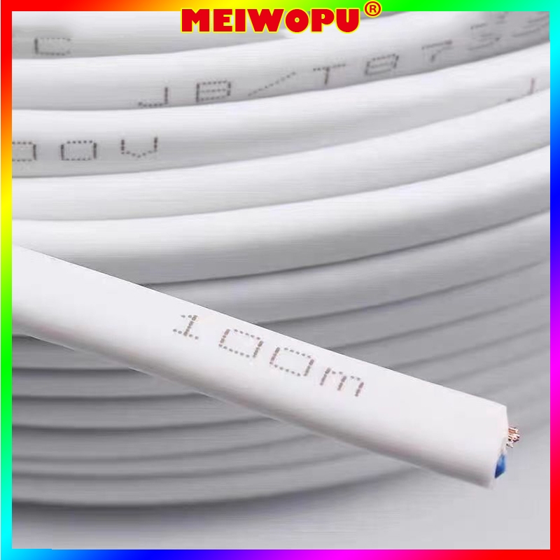 10 meters 20 meters 50 meters 2 Cores Power Cables Light Speaker AWG 12 ...