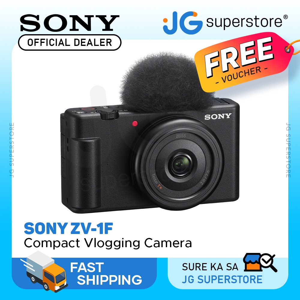 Sony ZV-1F Vlogging Digital Camera with Ultra-Wide Angle 20mm f/2 Prime ...