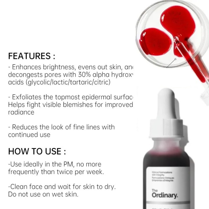 Brightening Serum Set The Ordinary Glycolic Acid 7% Toning Solution ...