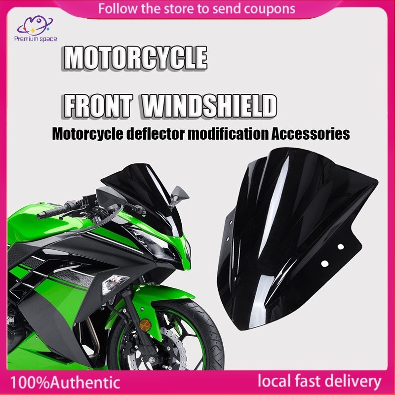 Ready stock Motorcycle Windshield for Kawasaki Ninja 300 EX300 2013 ...