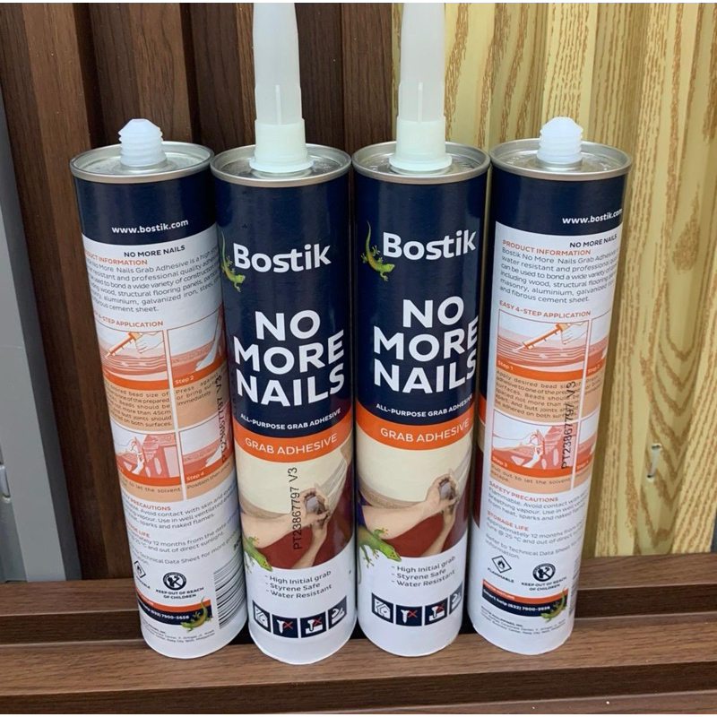 No More Nails Multipurpose Grab Adhessives For Wood Cladding and other ...