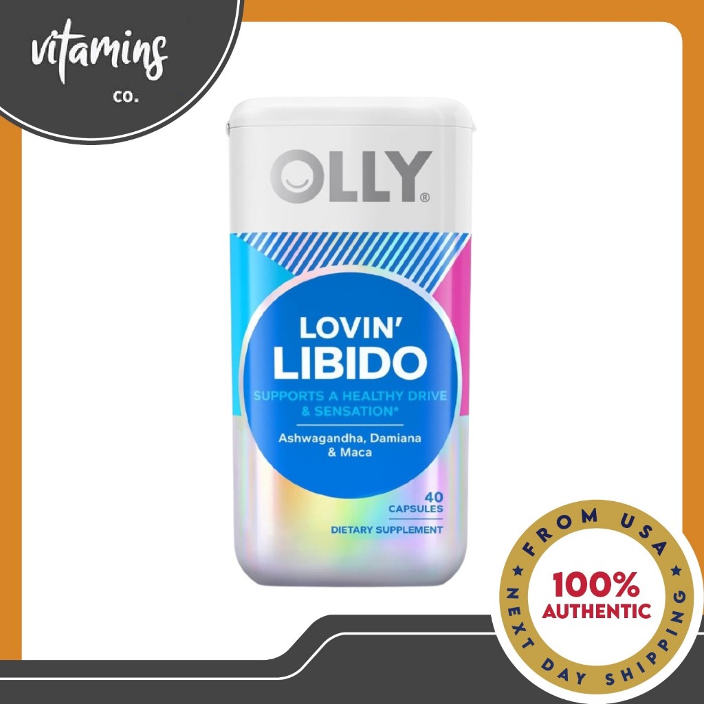 OLLY Lovin Libido Capsules For Women, Helps Boost Desire & Arousal (40 Capsules) | Shopee ...